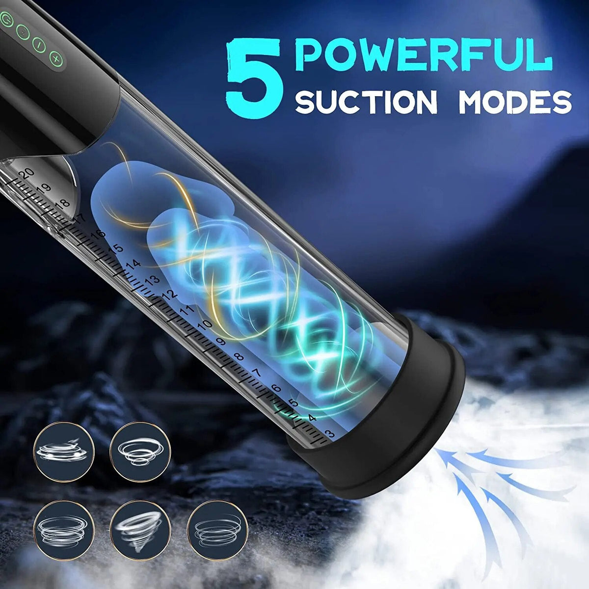 Electric Penis Pump Male Sex Toy Vacuum Pump Cock Extender Adult Toys ...